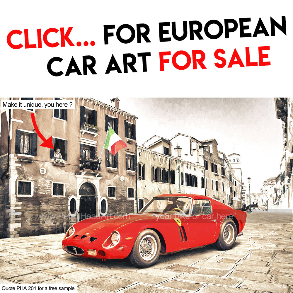 European Car Art – Petrol Head Art